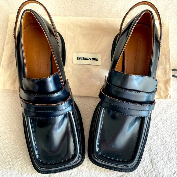 SHUSHU/TONG | Shoes | Shushutongsquaretoe Platform Loafers SHUSHU/TONG | Shoes | Shushutongsquaretoe Platform Loafers